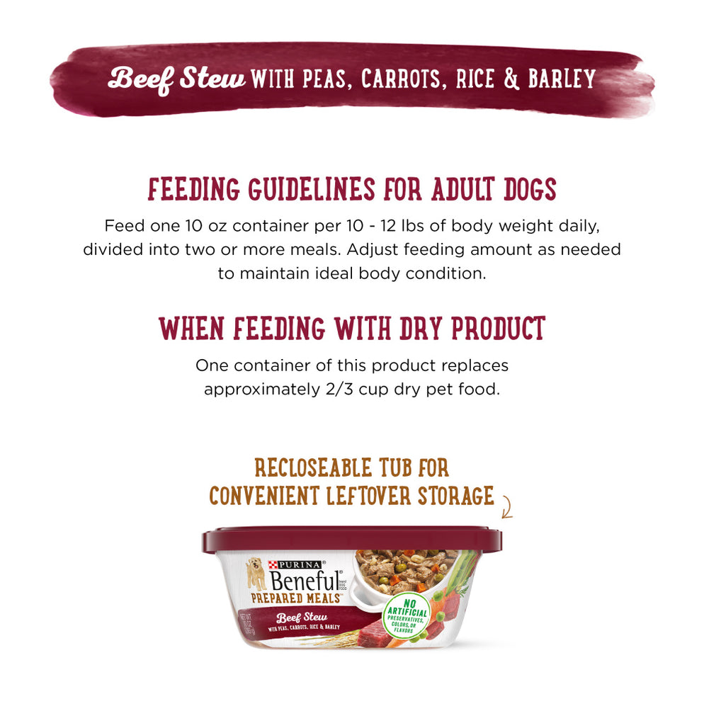 Beneful Prepared Meals Beef Stew Wet Dog Food — AZ Pet Foods