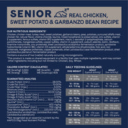 Canidae Pure Goodness SENIOR Real Chicken, Sweet Potato & Garbanzo Bea ...