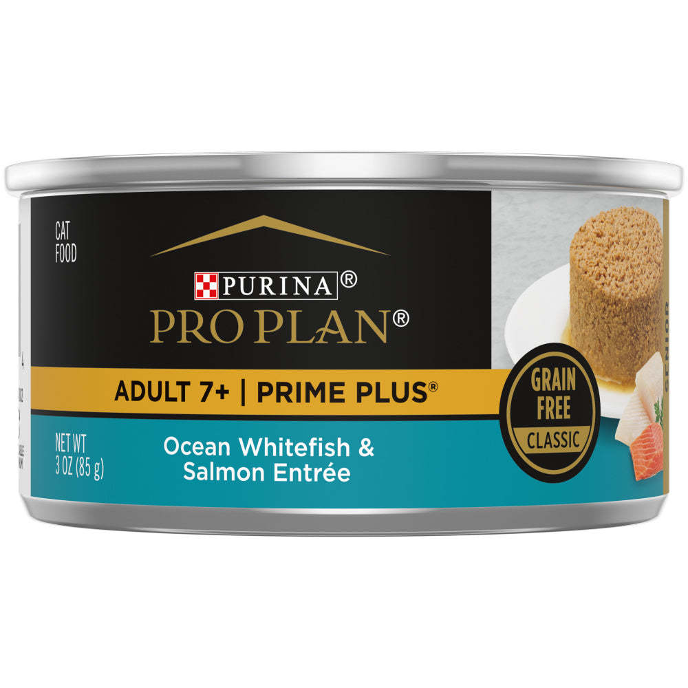Purina Pro Plan Prime Plus 7+ Ocean Whitefish & Salmon Entree Classic ...