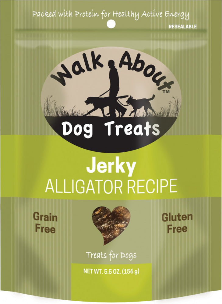 Walk About Alligator Jerky Dog Treats — AZ Pet Foods